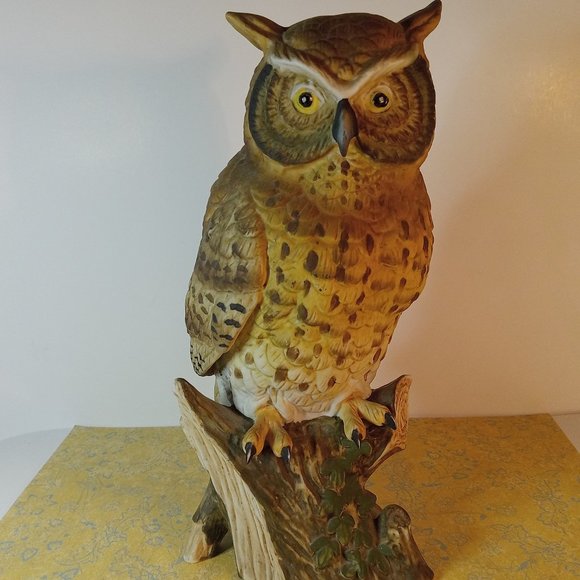 Royal Meridian | Accents | Royal Meridian 9 Great Horned Owl Bisque ...